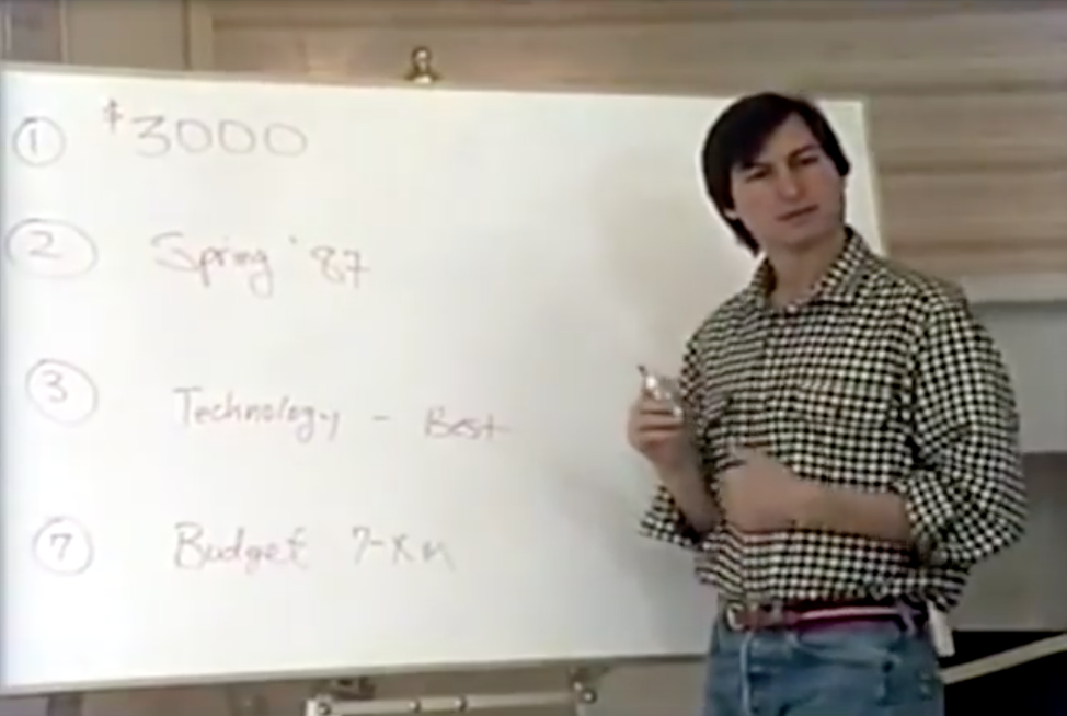 Evidence that Steve Jobs was aware of his reality distortion field